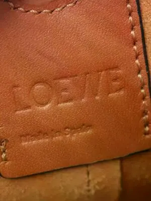 Loewe Nano Leather Balloon Bucket Bag - Brown