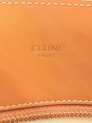 Celine 2010-2026 Small Canvas Vertical Cabas Satchel