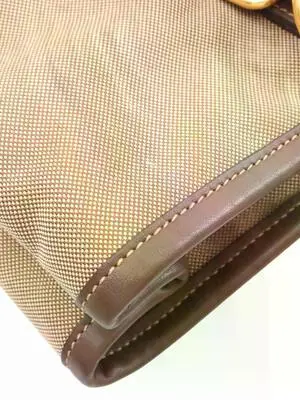 Prada 2013-2026 Canvas Canapa Logo Satchel - Neutrals