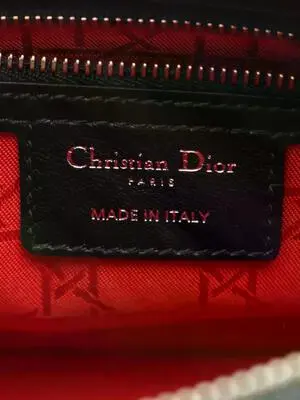 Dior Lambskin Cannage Lady Satchel - Black