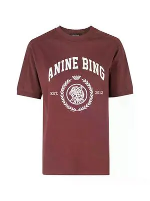 ANINE BING Collegiate Logo T-shirt