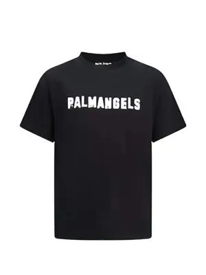 Palm Angels Logo Print Cotton T-shirt