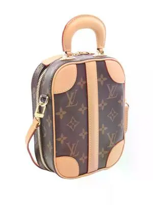 LOUIS VUITTON Monogram Valisette Vertical Satchel - Brown