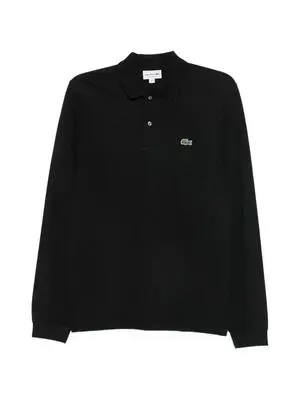 Lacoste Logo-patch Long-sleeve Polo Shirt