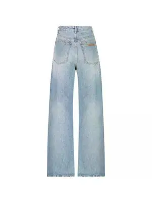 Miu Miu Logo-embroidered Jeans