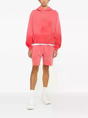 PALE CLOUD Paint-splatter-effect Hoodie