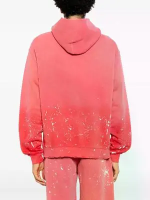 PALE CLOUD Paint-splatter-effect Hoodie