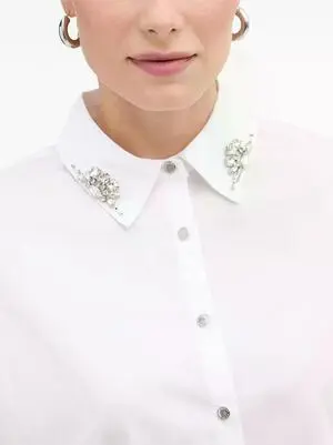 MORGAN Embellished Collar Shirt