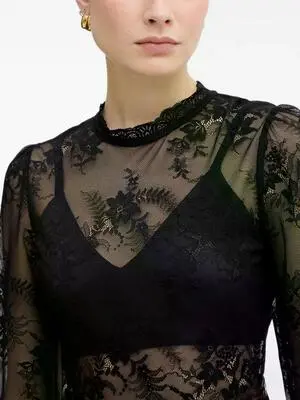 MORGAN Lace Long-sleeved Bodysuit