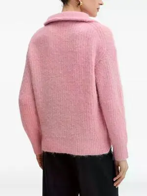 MORGAN Half-zip Sweater With Polo Collar