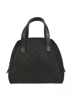 Gucci 1990-2000s Gg Canvas Handbag - Black