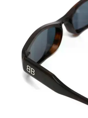 Balenciaga Tortoiseshell-effect Bb Sunglasses