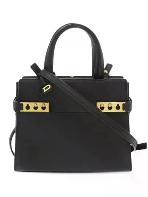 Delvaux 2010-2026 Small Tempe Crash Bag Satchel - Black