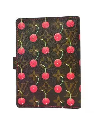 LOUIS VUITTON 2005 Monogram Cerises Agenda Pm Notebook Cover