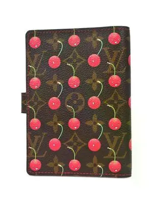 LOUIS VUITTON 2005 Monogram Cerises Agenda Pm Notebook Cover - Brown