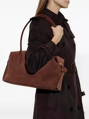 Yuzefi Brioche Suede Shoulder Bag