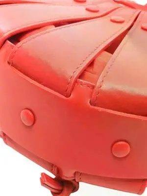 Bottega Veneta 2012-2026 Small The Shell Satchel - Red