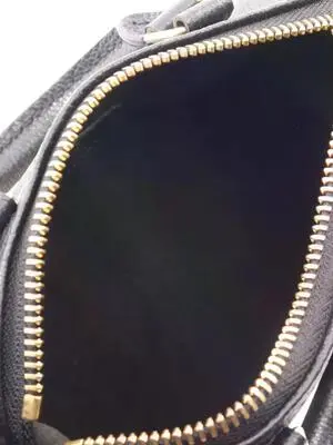 LOUIS VUITTON Nano Speedy Bandouliere Satchel - Black