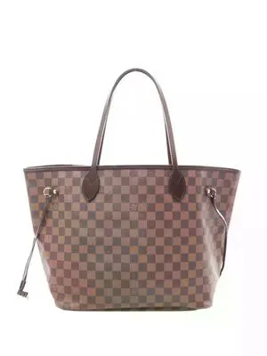 LOUIS VUITTON 2013 Damier Ebene Neverfull Mm Tote Bag - Brown