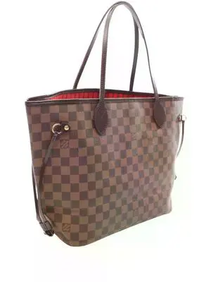 LOUIS VUITTON 2013 Damier Ebene Neverfull Mm Tote Bag - Brown