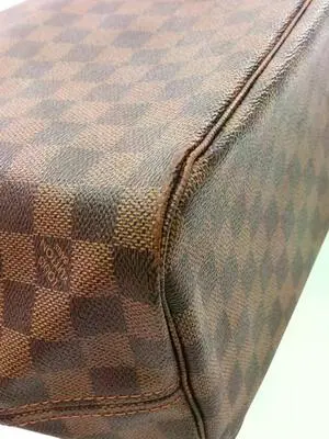 LOUIS VUITTON 2013 Damier Ebene Neverfull Mm Tote Bag - Brown