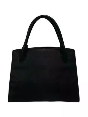 Prada 2010-2026 Saffiano Monochrome Satchel - Black