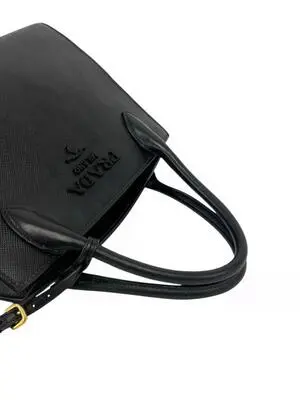 Prada 2010-2026 Saffiano Monochrome Satchel
