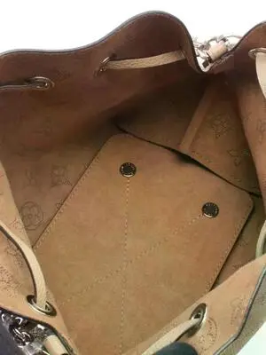LOUIS VUITTON Monogram Mahina Bella Bucket Bag - Neutrals