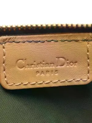 Dior 20th Century Mini Diorissimo Canvas Saddle Pochette Shoulder Bag