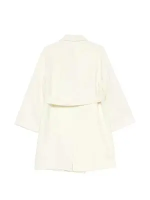 SIMONA CORSELLINI Belted Wide-sleeve Coat