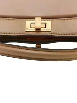 Fendi 2010-2026 Petite Leather Peekaboo Iseeu Satchel