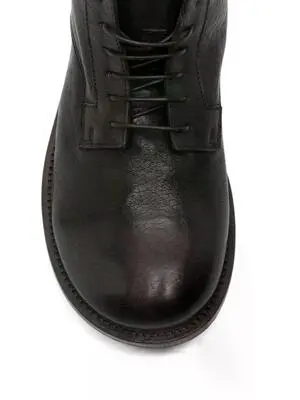 Moma Lace-up Rear-zip Boots