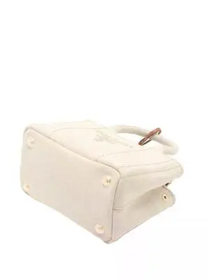 Prada 2013-2026 Small Canvas Jardiniere Satchel - Neutrals
