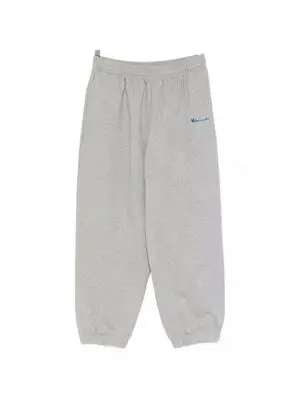 Vetements Logo-embroidered Track Pants - Grey