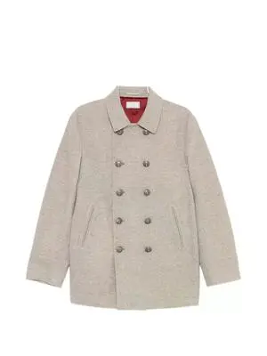 Brunello Cucinelli Double-breasted Jacket - Grey