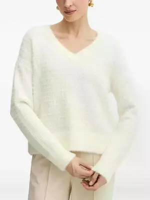 MORGAN V-neck Sweater - Neutrals