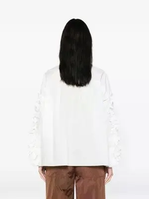 SUSANNE BOMMER Ruffle-trim Long-sleeve Shirt