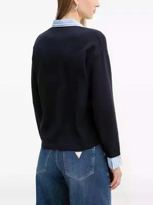 MORGAN Turned-down Collar Sweater