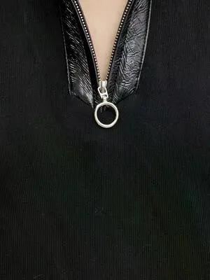 MORGAN Zip Collared Dress