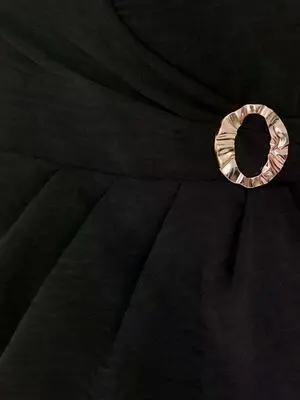 MORGAN Ring Detail V-neck Dress