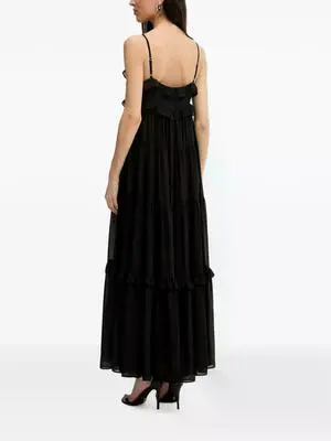 Michael Kors Ruffled Georgette Tiered Maxi Dress