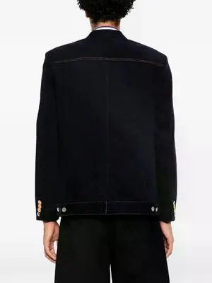 Sacai Contrast-stitch Single-breasted Blazer