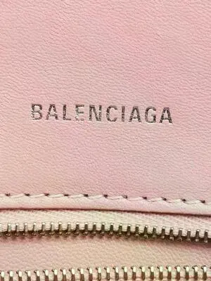 Balenciaga Small Hourglass Croc-embossed Top Handle Bag