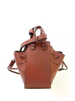 Loewe 2010-2026 Mini Leather Drawstring Hammock Bag Satchel