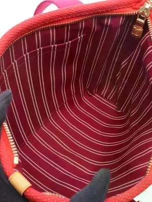 LOUIS VUITTON Antigua Cabas Pm Handbag - Red