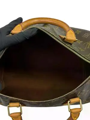 LOUIS VUITTON 2002 Monogram Speedy 30 Boston Bag