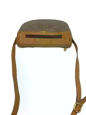 Gucci 20th Century Micro Gg Supreme Web Crossbody Bag
