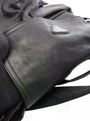 Prada 2013-2026 Nappa 3 Way Backpack - Black