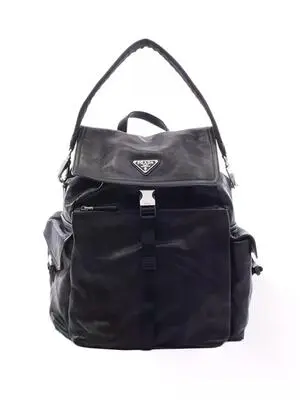 Prada 2013-2026 Nappa 3 Way Backpack - Black