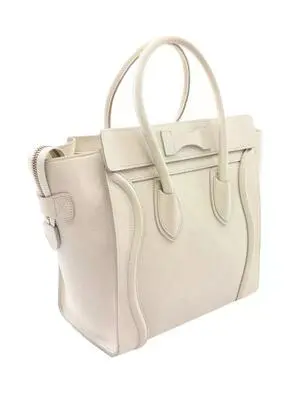 Celine Micro Luggage Tote Bag - Brown